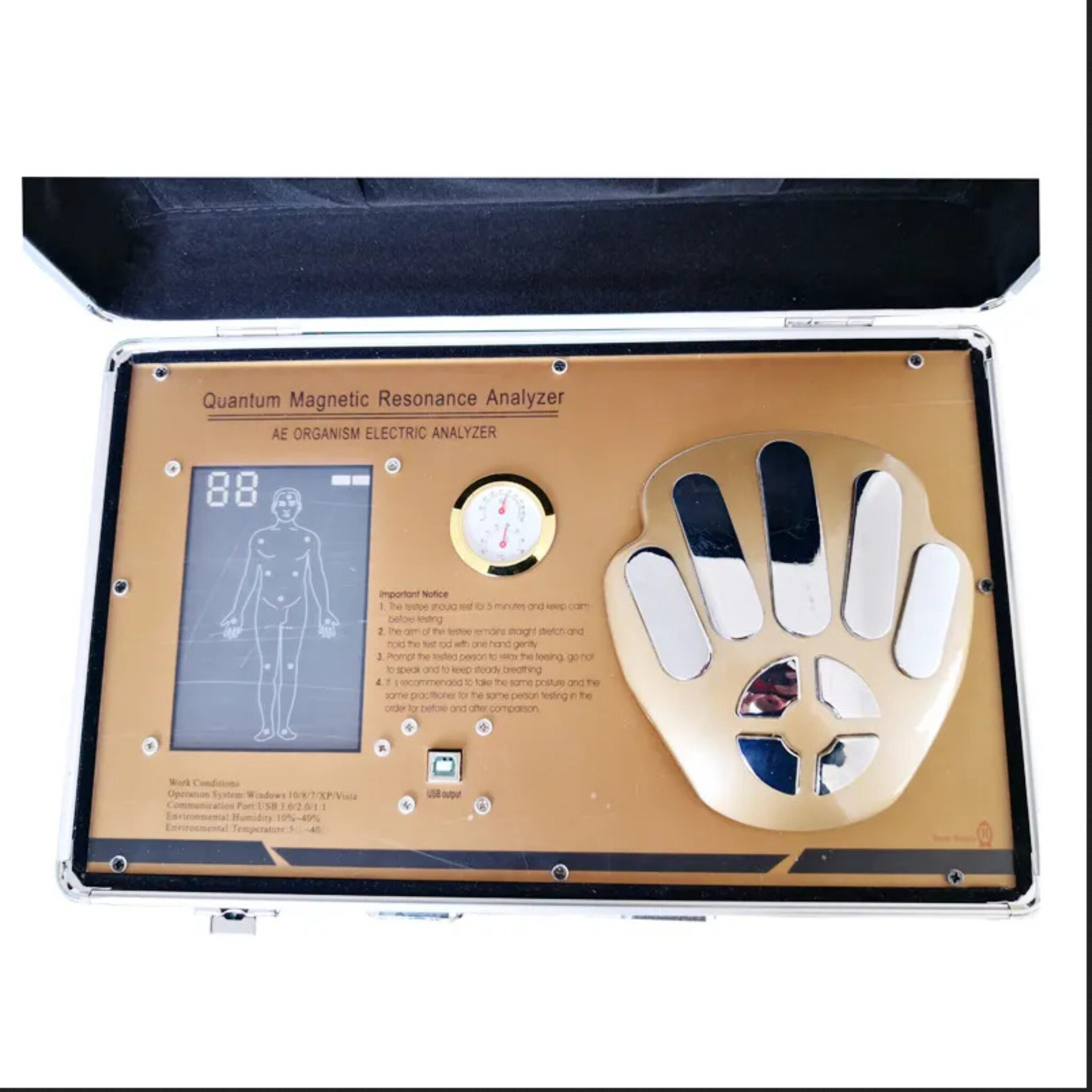 Máy kiểm tra sức khỏe lượng tử Quantum hand 2023 - Bát Chánh Đạo